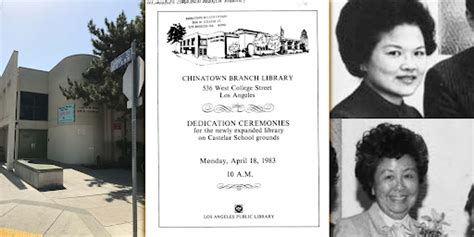 Dig Los Angeles Chinatown Branch Of The Los Angeles Public Library