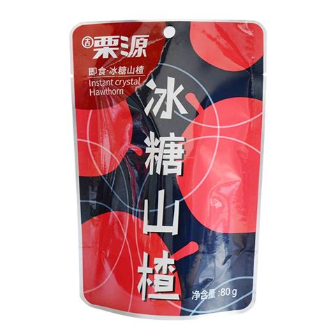 栗源（liyuan） 冰糖山楂80克每袋空心蜜饯果脯休闲零食酸甜无核山楂小吃 冰糖山楂80克5袋 【图片 价格 品牌 报价】 京东