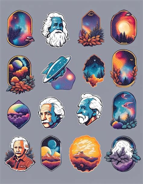 Premium Ai Image Einstein Vector Illustration