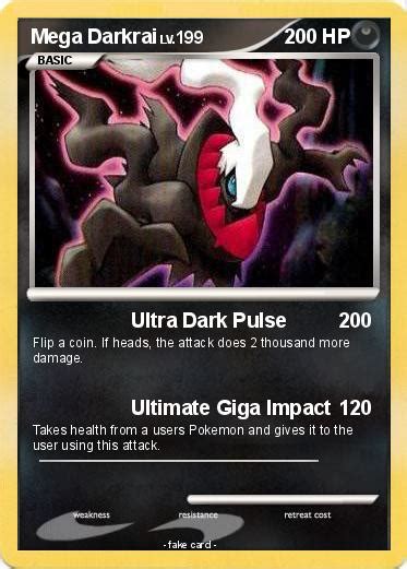 Pokémon Mega Darkrai 45 45 Ultra Dark Pulse My Pokemon Card