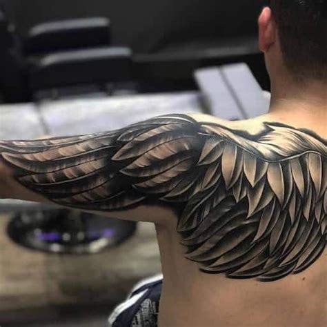 Bird Tattoo Across Back