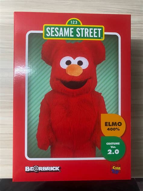 Elmo Bearbrick 400 Hobbies And Toys Toys And Games On Carousell