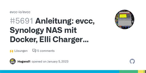 Anleitung Evcc Synology Nas Mit Docker Elli Charger Connectpro