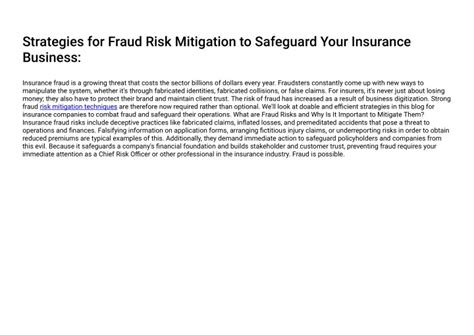 Ppt Fraud Risk Mitigation Powerpoint Presentation Free Download Id