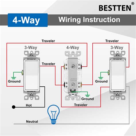 3 And 4 Way Switch Wiring