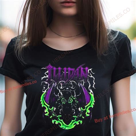 Blizzard World Of Warcraft Illidan Shirt Hersmiles