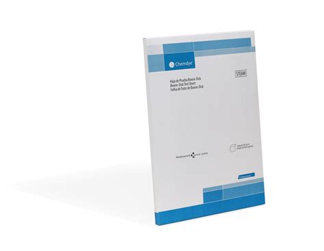 Bowie Dick A4 테스트 시트iso 11140 3 Terragene