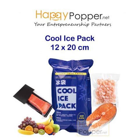 Happypopper Frozen Food Transport Reusable Cool Ice Pack Bag Pad 12 X