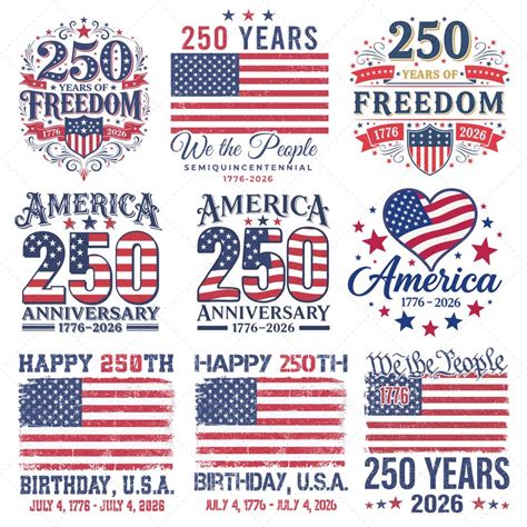 Usa 250th Anniversary Png 250th Anniversary Of The United States