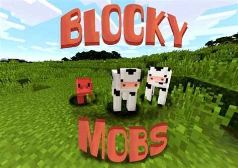 Blocky Mobs Minecraft Texture Pack