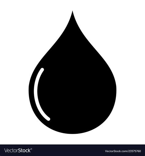Oil Drop Royalty Free Vector Image Vectorstock