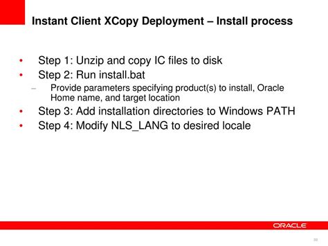 ppt best practices for oracle database and client deployment on windows powerpoint