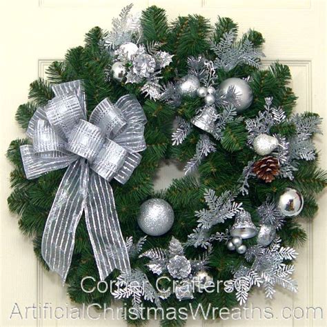 Silver Bells Christmas Wreath Christmas Wreaths