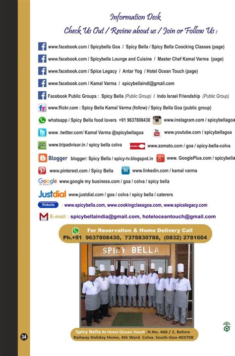 Spicy Bella Menu Menu For Spicy Bella Bardez North Goa Goa