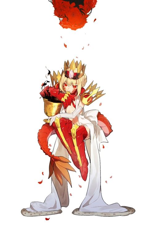 Nero Claudius Queen Draco And Queen Draco Fate And 1 More Drawn By