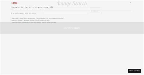 Image Search Api Codesandbox