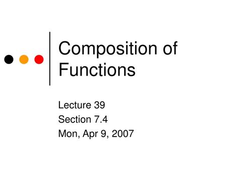 PPT Composition Of Functions PowerPoint Presentation Free Download ID 723854