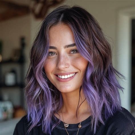 Pin On Hair Love In 2024 Purple Underneath Hair Purple Highlights