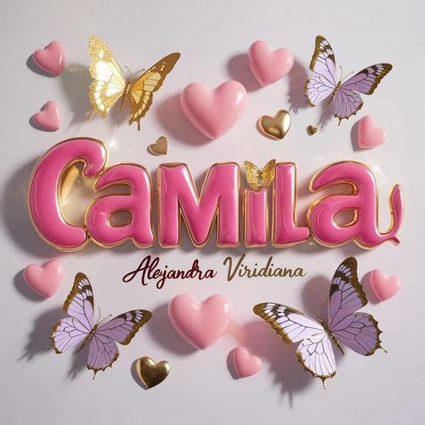 Nombre Camila Para Imprimir