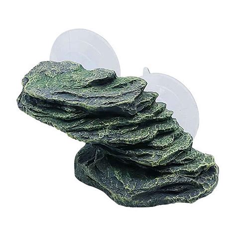 Rock Tortoise Floating Dock Resting Basking Terrace Resin Step Ledge Turtle Tank Turtle Basking