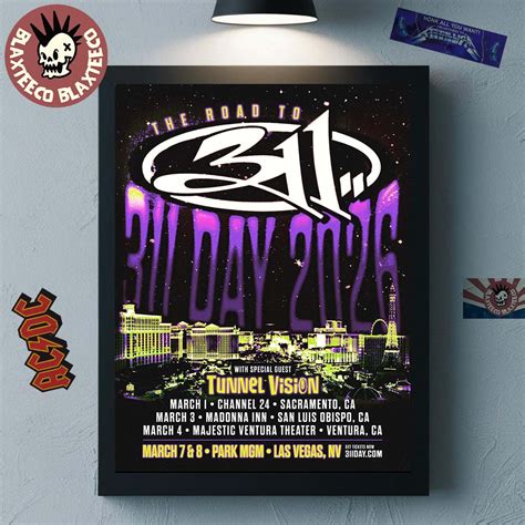 311 The Road To 311 Day 2026 On March In California And Las Vegas