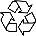 Vector Graphics Of Grey Recycle Symbol Free Svg