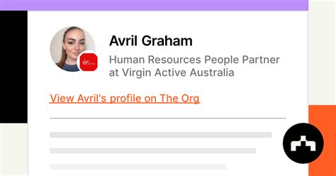 Avril Graham Human Resources People Partner At Virgin Active