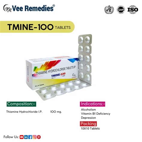 Thiamine Hydrochloride Tablets At ₹ 4995box Thiamine Tablet In Sas