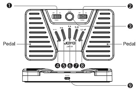 Joyo Jsp 01 Wireless Page Turner Pedal Owners Manual Manuals