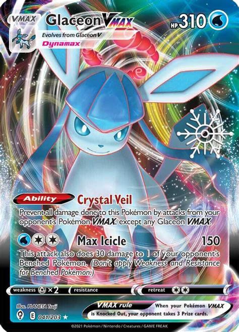 Glaceon Vmax 041203 Holiday Calendar Miscellaneous Cards