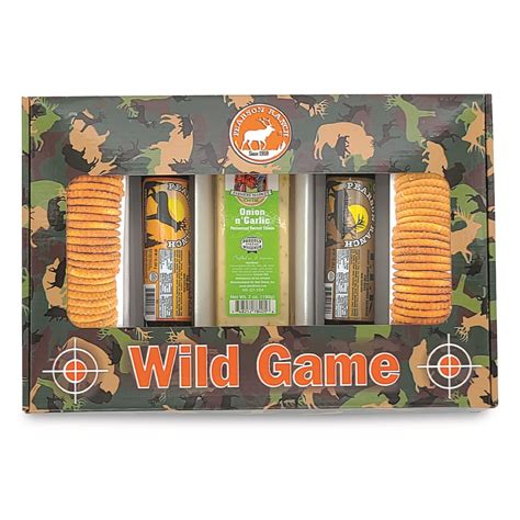 Pearson Ranch Jerky Small Wild Game Summer Sausage T Box With Cheese