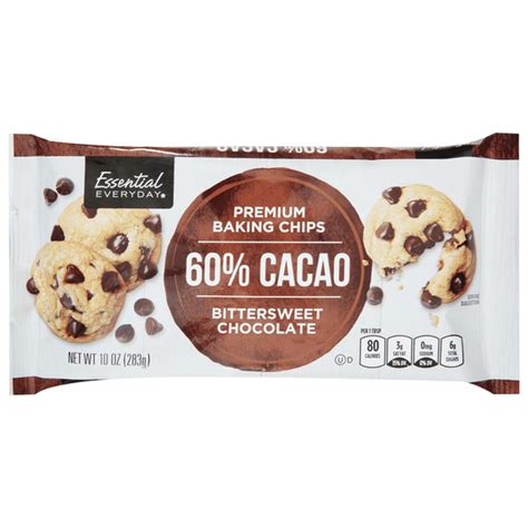 Essential Everyday Baking Chips Premium 60 Cacao Bittersweet