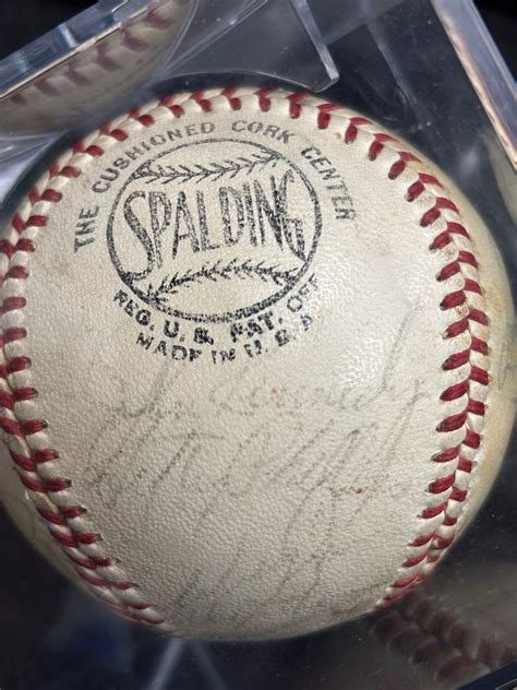 1965 Los Angeles Dodgers Team Signed Baseball Jsa Loa Koufax Drysdale