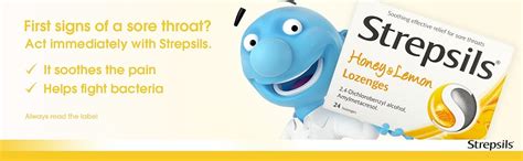 Strepsils Honey And Lemon Lozenges For Sore Throat And Cough Relief