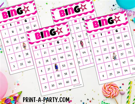 Bingo American Girl Doll Bingo American Girl Doll Parties Birthda