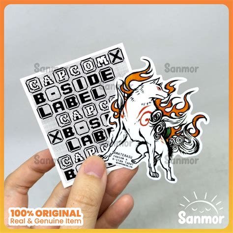 Jual Capcom X B Side Label Sticker Jepang Japan Okami Amaterasu