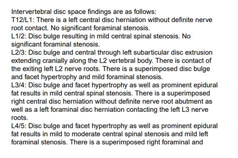 Multiple Disc Herniations Any Similar Situations Rbackpain