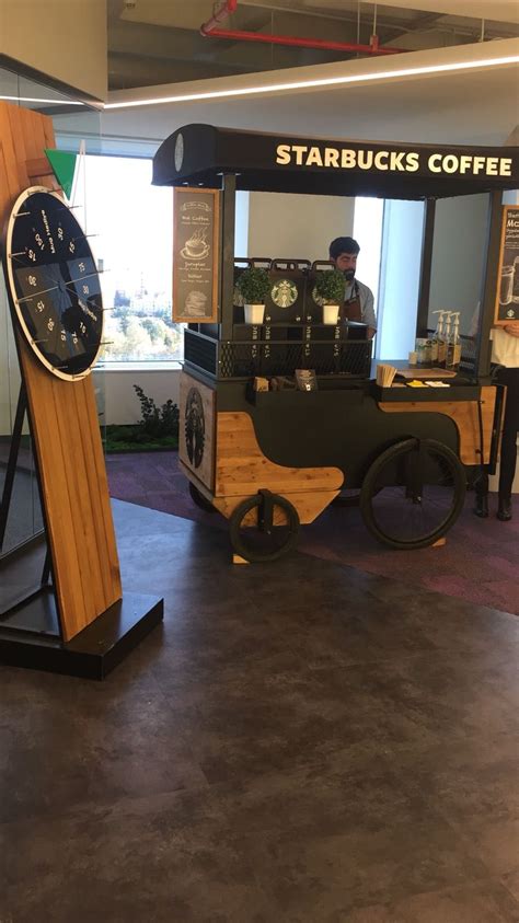 Starbucks Mobile Coffee Cart Coffee Stand Horeca Stand Kiosk