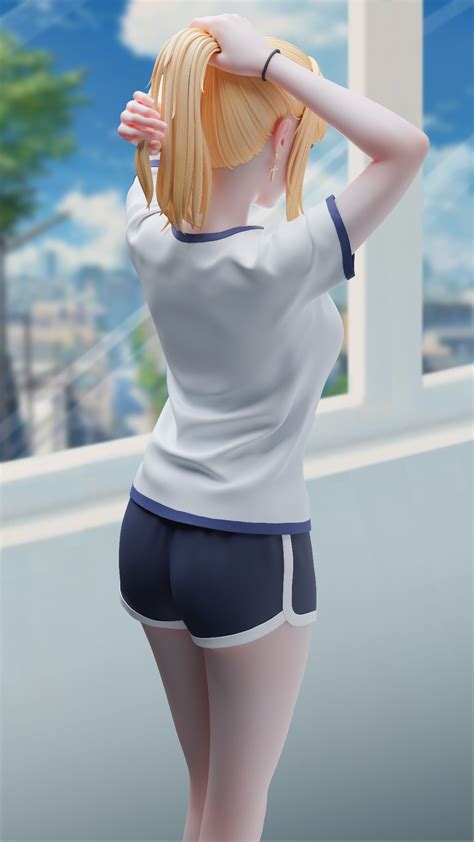 Jean Genshin Impact Genshin Impact Highres 3d Ass Blonde Hair