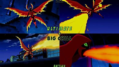 Ultimate Big Chill Appearances All Transformations Battles Ben 10
