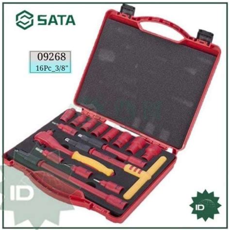 Promo Socket Vde Listrik 16pc 09268 Drive 3 8 Insulated Socket Set