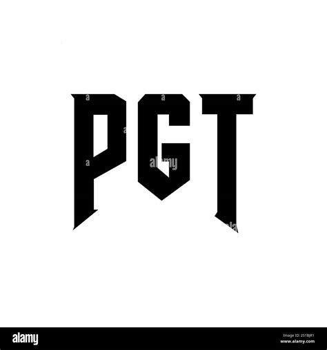 Pgt Letter Logo Design For Technology Company Pgt Logo Design Black