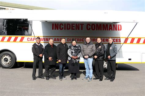fire services incident command bus handover cape winelands district