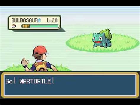 Finding Bulbasaur In Pokemon Fire Red Leaf Green Youtube