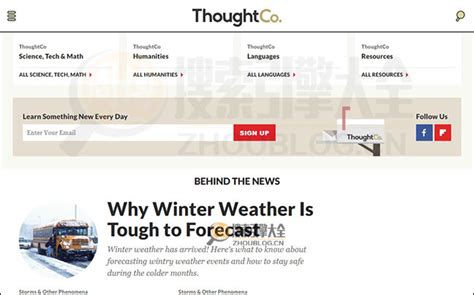 Thoughtco：美国参考网站 最大的教育资源 搜索引擎大全 Zhoublog Cn