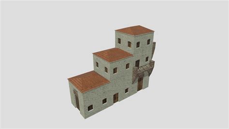 Low Poly Roman Insula 3 Wip Download Free 3d Model By Alexferrart3d [2d2eb79] Sketchfab