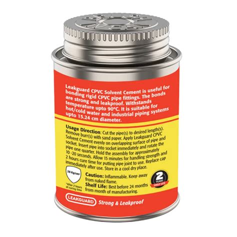 Pidilite Leakguard Cpvc Solvent Cement At ₹ 8230unit Cpvc Cement In