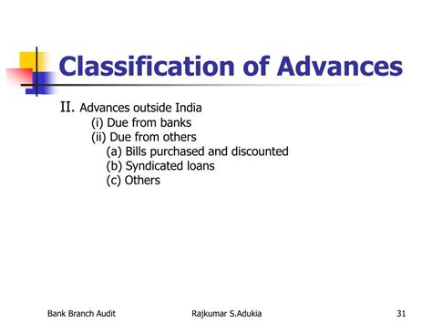 Ppt Statutory Bank Branch Audit Technical And Practical Aspects