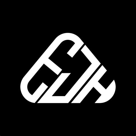 Ejh Letter Logo Creative Design With Vector Graphic Ejh Simple And Modern Logo In Round