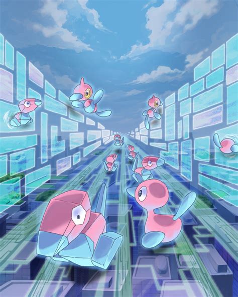 Porygon Porygon Z And Porygon2 Pokemon Drawn By D Nezumi Danbooru